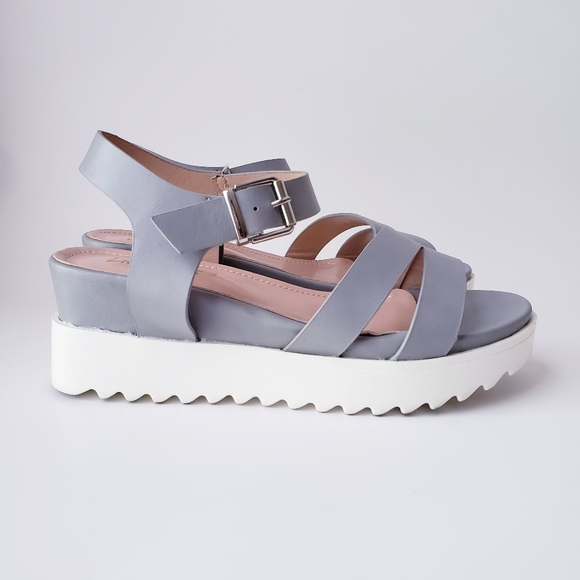 Dream Pairs | Shoes | Dream Pairs Gray Platform Sandals | Poshmark